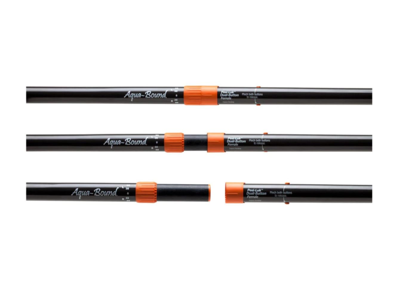 Aquabound Tango Kayak Paddle with Fiberglass Blade & 2 Piece Posi-Lok Carbon Shaft, Sunwave, 230cm