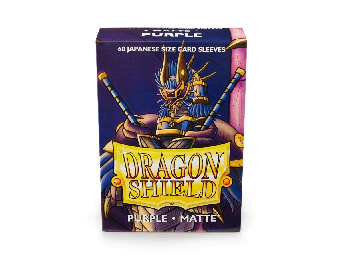 Dragon Shield Matte Mini Japanese Purple 60 ct Card Sleeves Individual Pack …