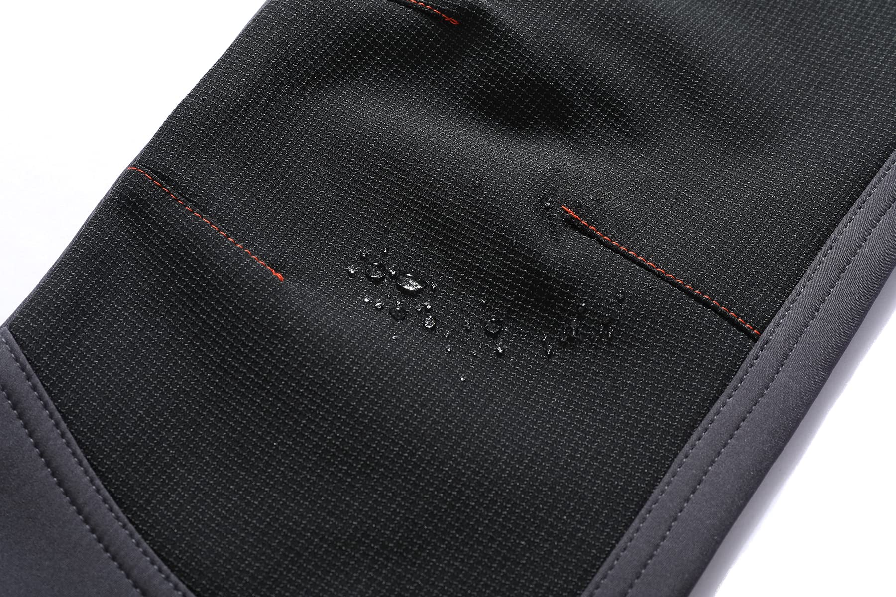 BenBoy Men's Snow Ski Outdoor Waterproof Windproof Fleece Cargo Hiking Pants,KZ41026M-Grey-L