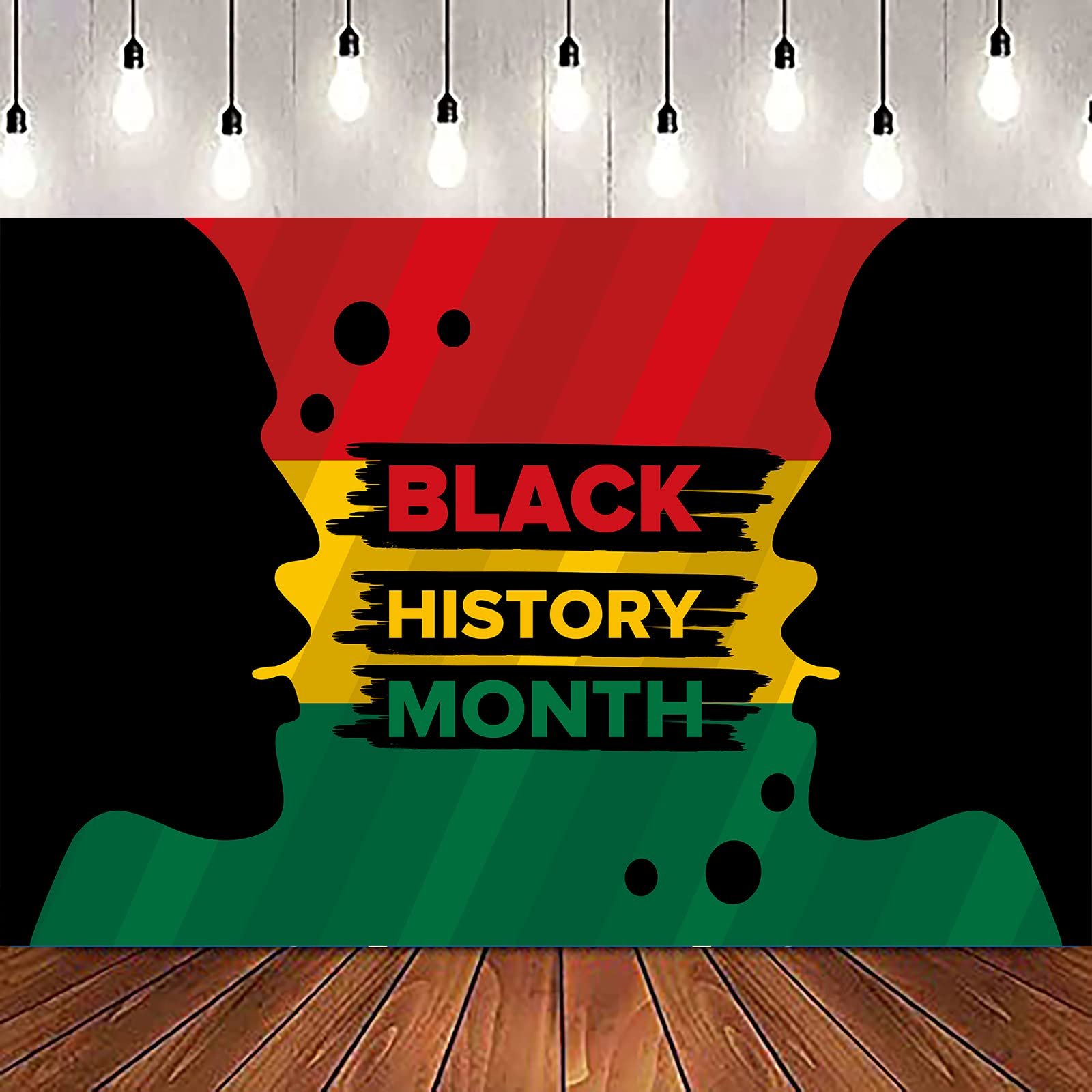 Black History Month Banner African American Emancipation Sign Backdrop, Happy Juneteenth Day Party Decorations Celebration Black Freedom Festivals Decoration Supplies (5 x 3ft)