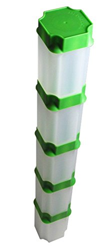 American Silver Eagle Tube - New Translucent Design Holds 20 Coins and Fits Inside a US Mint Green Monster Box - Lot of 5