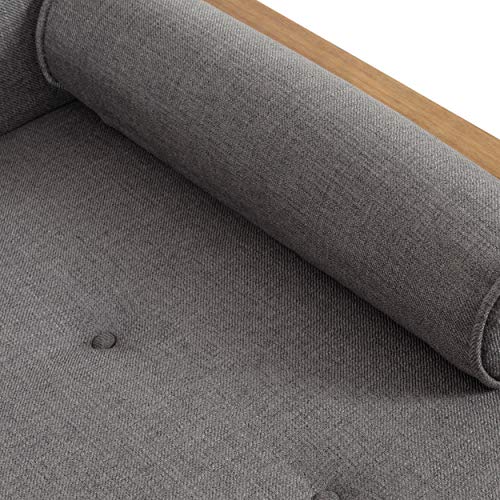 Christopher Knight Home Harriet Sectional, Gray, Dark Walnut