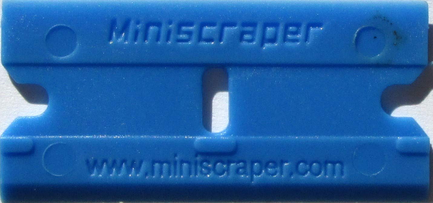 MINISCRAPER® 10 Plastic Double Edged Razor Blades Polycarbonate
