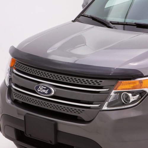 Auto Ventshade [AVS] Hoodflector/Bug Shield | 2015 - 2020 Ford F - 150 (Excludes Raptor)| Medium Profile - Smoke, 1 pc. | 21957