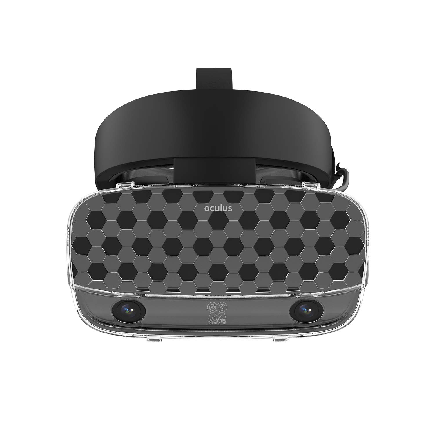 AMVR VR Headset Cover Protective Shell for Oculus Rift S Headset Accessories, Preventing Collisions and Scratches (Transparent)