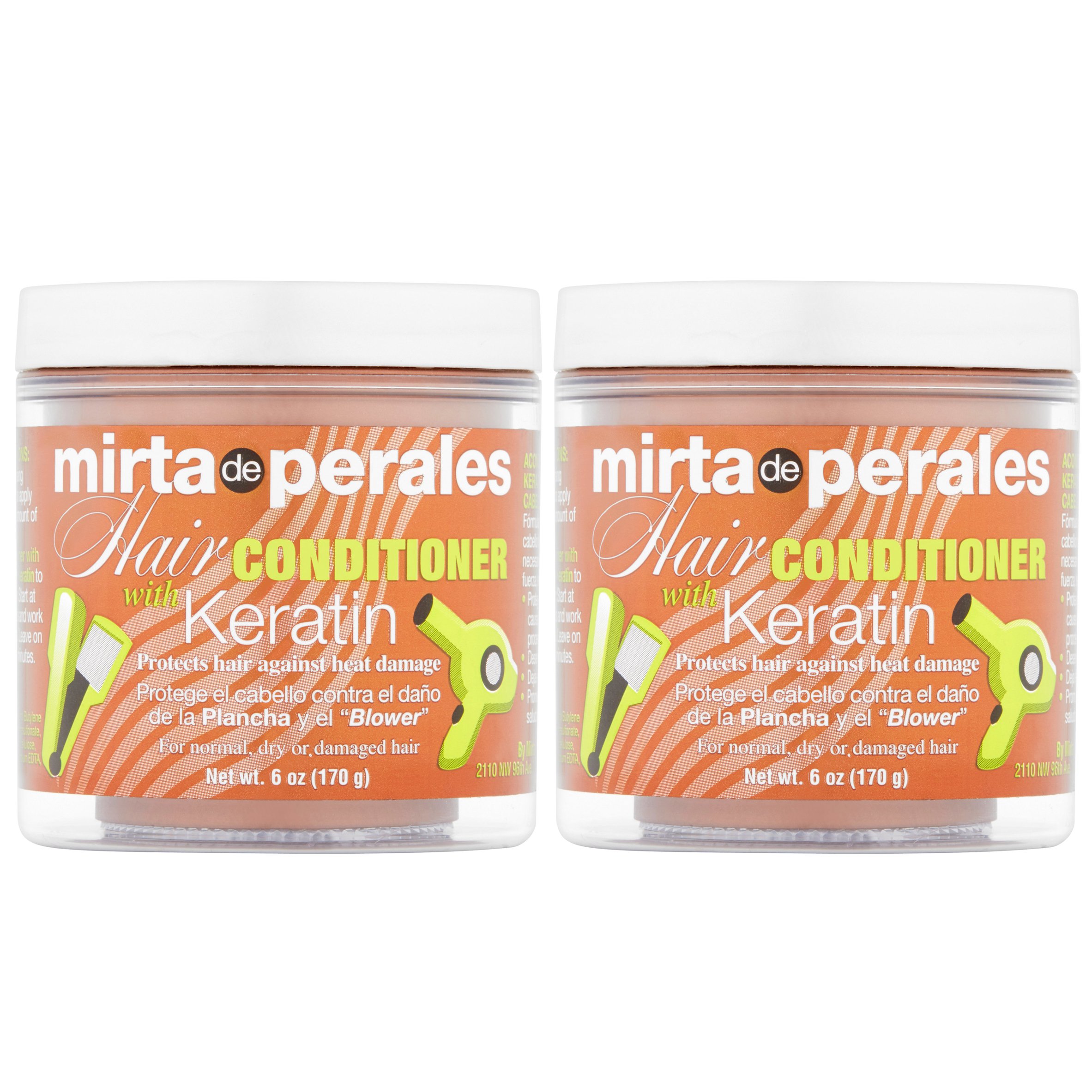 Mirta De Perales Hair Conditioner With Keratin 6 oz ( Pack of 2)