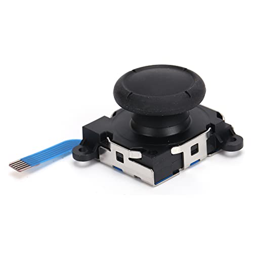 Joystick Button Module, Easy to Install Portable Lightweight Thumb Stick Comfortable for Switch Lite Controller(Black)