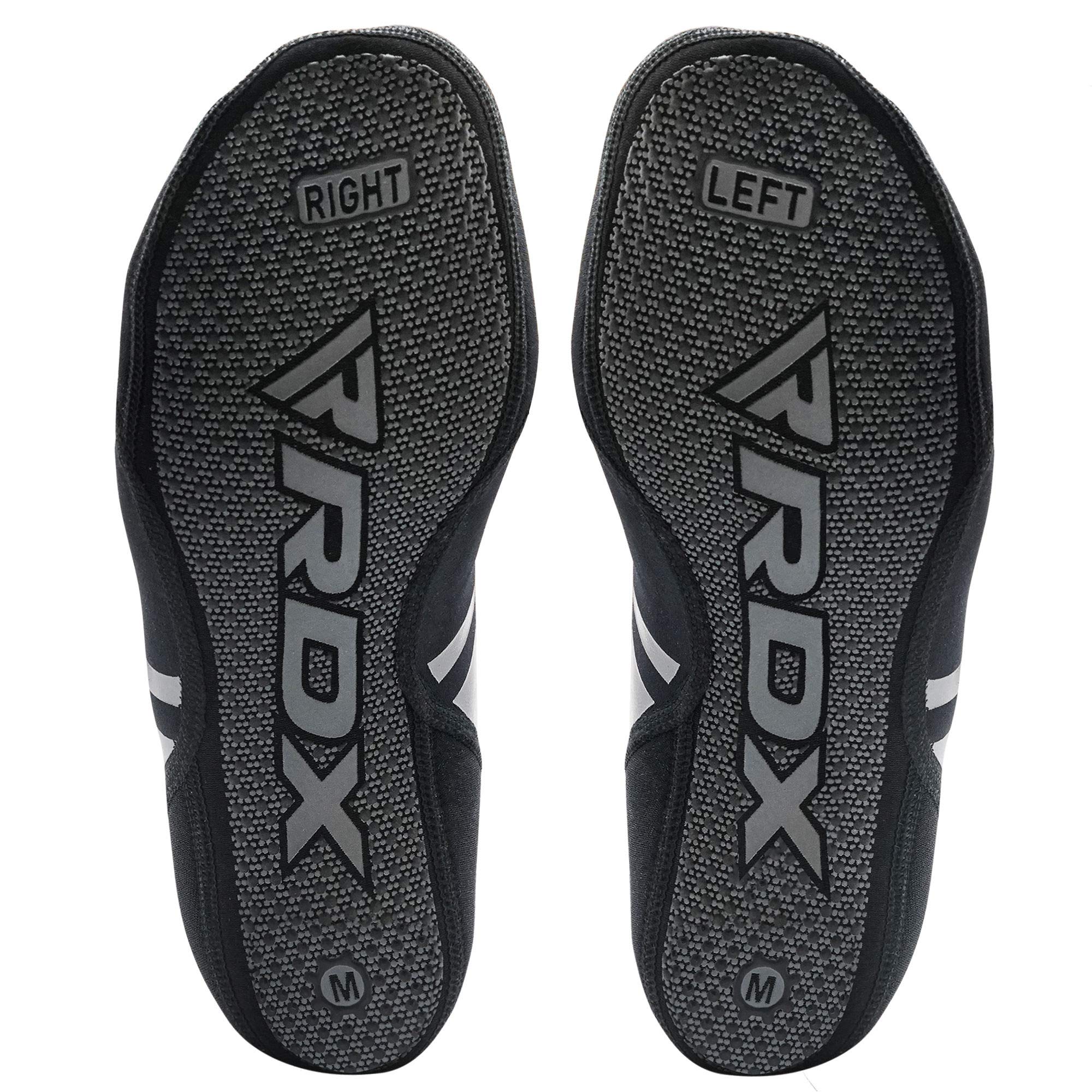 Authentic RDX MMA Grip Training Fight Socks Boxing Foot Ankle Shin Boots Shoes Guards (M)