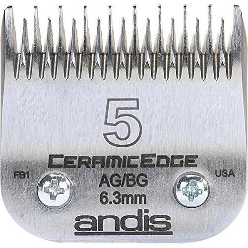 Andis Stainless Steel Pro Quality Grooming Ceramic Edge Clipper Blades Choose Size !(# 7FC Finish Blade = 3.2mm)