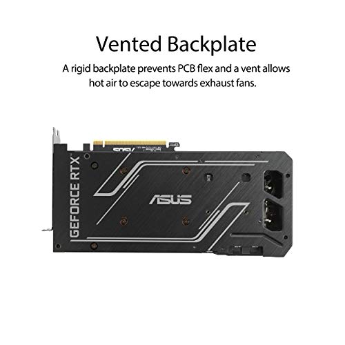ASUS KO NVIDIA GeForce RTX 3070 V2 OC Edition Gaming Graphics Card (PCIe 4.0, 8GB GDDR6 Memory, LHR, HDMI 2.1, DisplayPort 1.4a, Axial-tech Fan Design, 0dB Technology, Enduring capacitors)