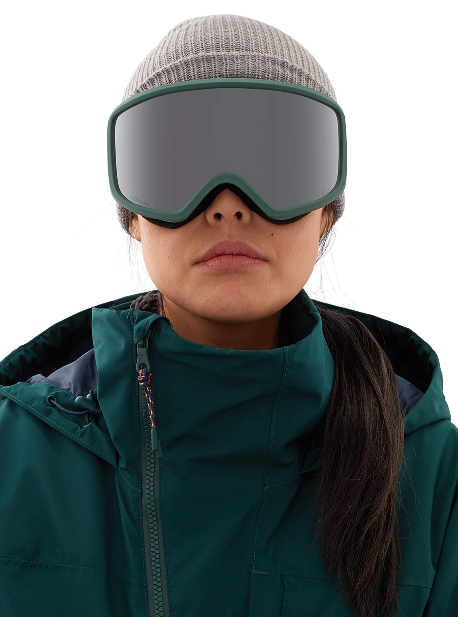 Anon Women's Deringer Goggles with Spare Lens, Lemon / Perceive Sunny Onyx