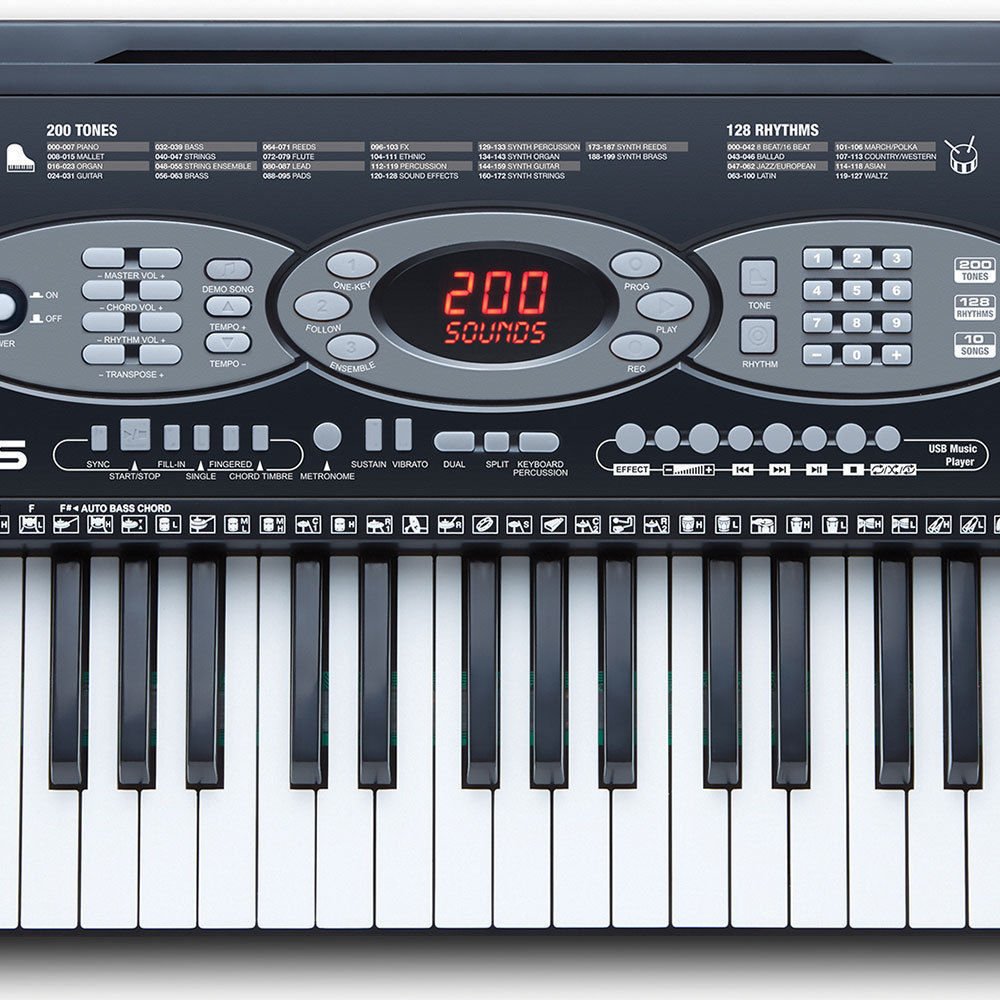 Alesis Melody 61 Beginner Bundle | 61-Key Portable Keyboard with Stand, Bench, Headphones, and Microphone