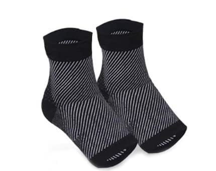Ankle Support Brace,Women & Men Adjustable Tendonitis Support -Injury Recovery, Joint Pain,For Drop Foot Ankle Heel Pain Plantar Fasciitis Night Splint Relief set,Black