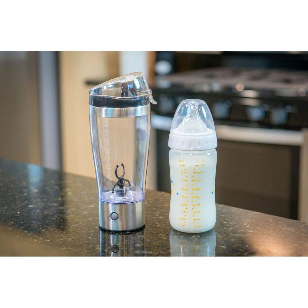 Primo Passi Portable Formula Mixer – Handheld Baby Milk Mixer for Smooth Formula Preparation – Easy to Clean, Battery Operated, Ideal for Travel & On-the-Go Use