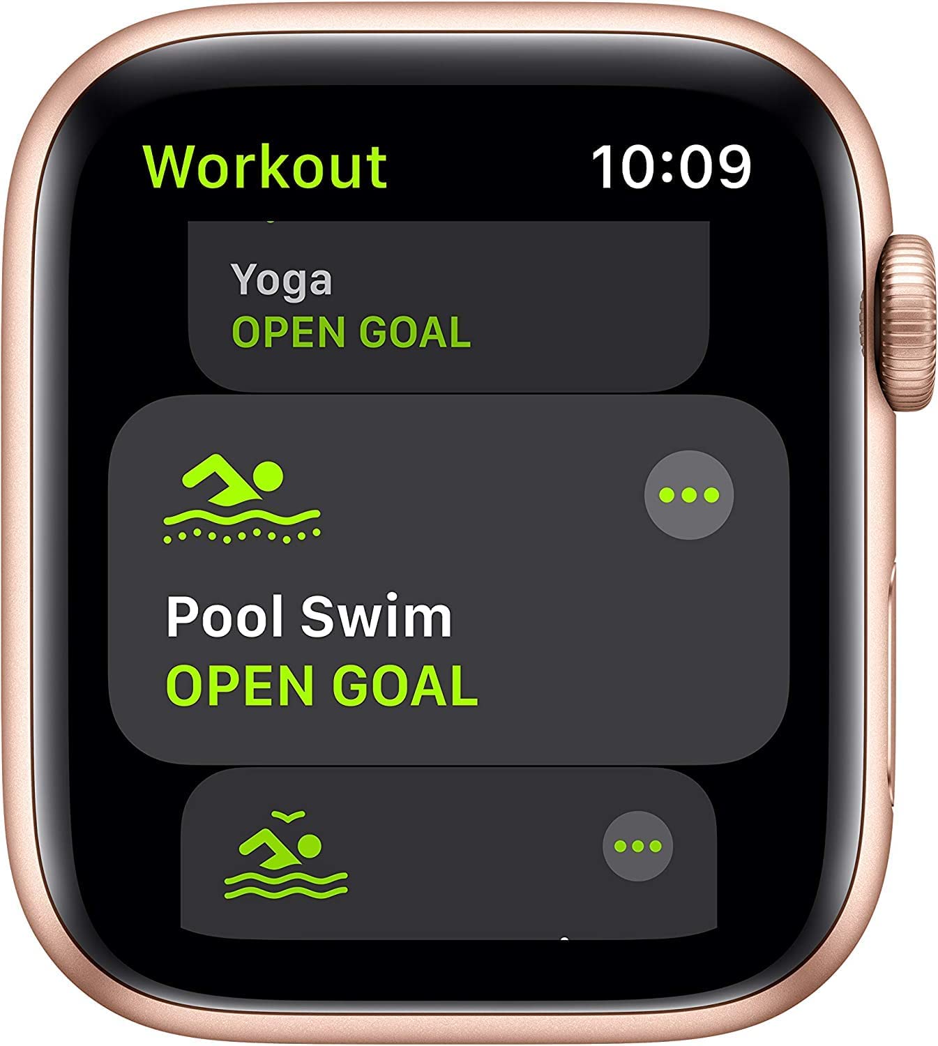 Apple Watch SE (GPS, 44mm) - Gold Aluminum Case with Pink Sand Sport Band (Renewed)
