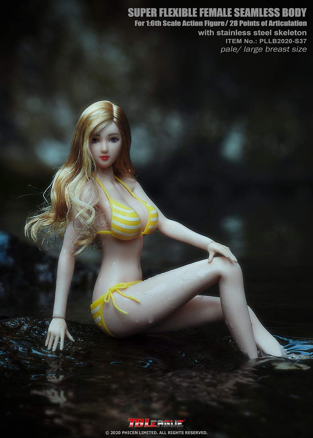 i8 TOYS Phicen TBLeague PLLB2020-S37A 1/6 Scale Phicen Female Seamless Body for 12 inch Action Figure Suntan Shik Without Head Sculpt