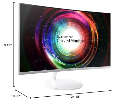 SAMSUNG C27H711 27" WQHD (2560x1440) Curved QLED Monitor with FreeSync (LC27H711QENXZA)