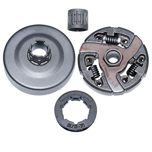 AUMEL Clutch Drum 3/8"-7T Sprocket Kit for Husqvarna 288 281 288XP 281XP 181 Chainsaw Replace 503625903,503701501