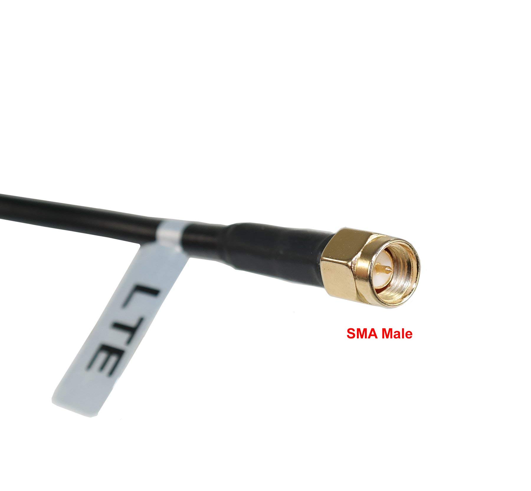 Proxicast 5-in-1 Professional Low-Profile MIMO LTE + Wi-Fi + GPS Screw Mount Combination Vehicle Antenna Compatible with Cradlepoint, Digi, Peplink and Other Modems/Routers (ANT-500-221)