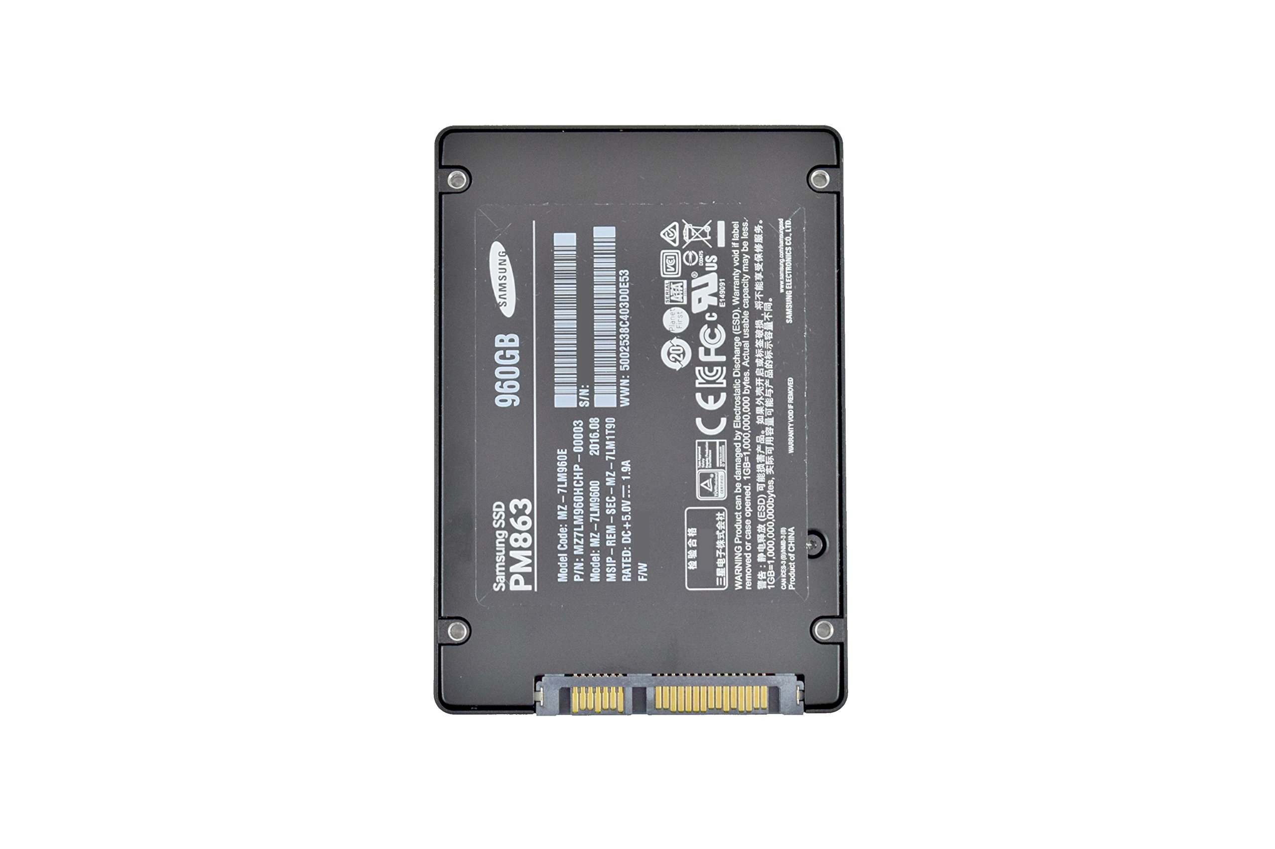 Samsung PM863 MZ7LM960HCHP 960 GB Solid State Drive - SATA [SATA/600] - 2.5 Drive - Internal