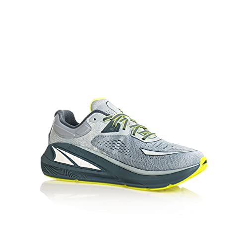 ALTRA Mens's Paradigm 6 Running Shoes Gray/Lime 8.5