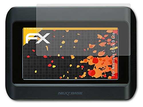 atFoliX Screen Protector compatible with Nextbase Click 9 Lite Screen Protection Film, anti-reflective and shock-absorbing FX Protector Film (2X)