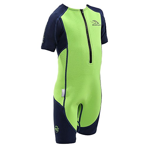 Aqua Sphere Stingray Short Sleeve Wet Suit, Green Short Sleeve, 4 (Model: SJ21331044Y)