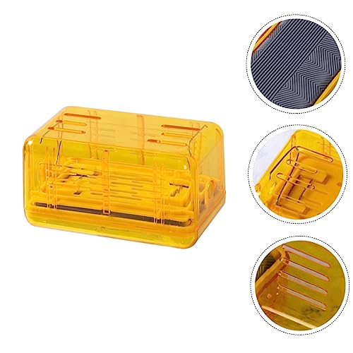 Alipis Box foaming soap case foaming soap Container Soap Tray Soap Dispenser with Sawtooth Roller Soap Roller Dispenser foaming soap Dispenser Clothes Container saponins 2 in 1 Travel pp
