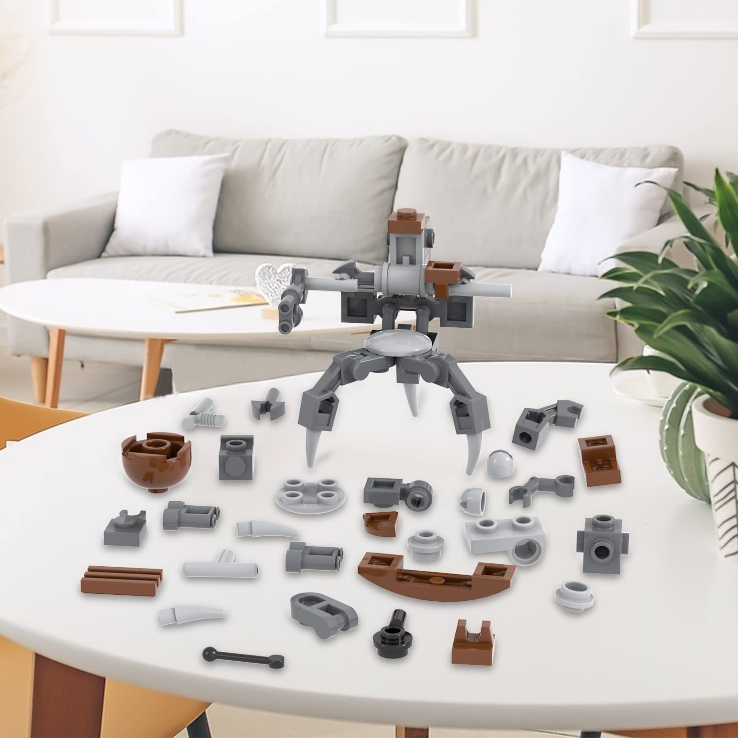 MOOXI-MOC Space Wars Battle Driods Destroyer Droideka Building Set,Creative Building Blocks Toy Set(86pcs)