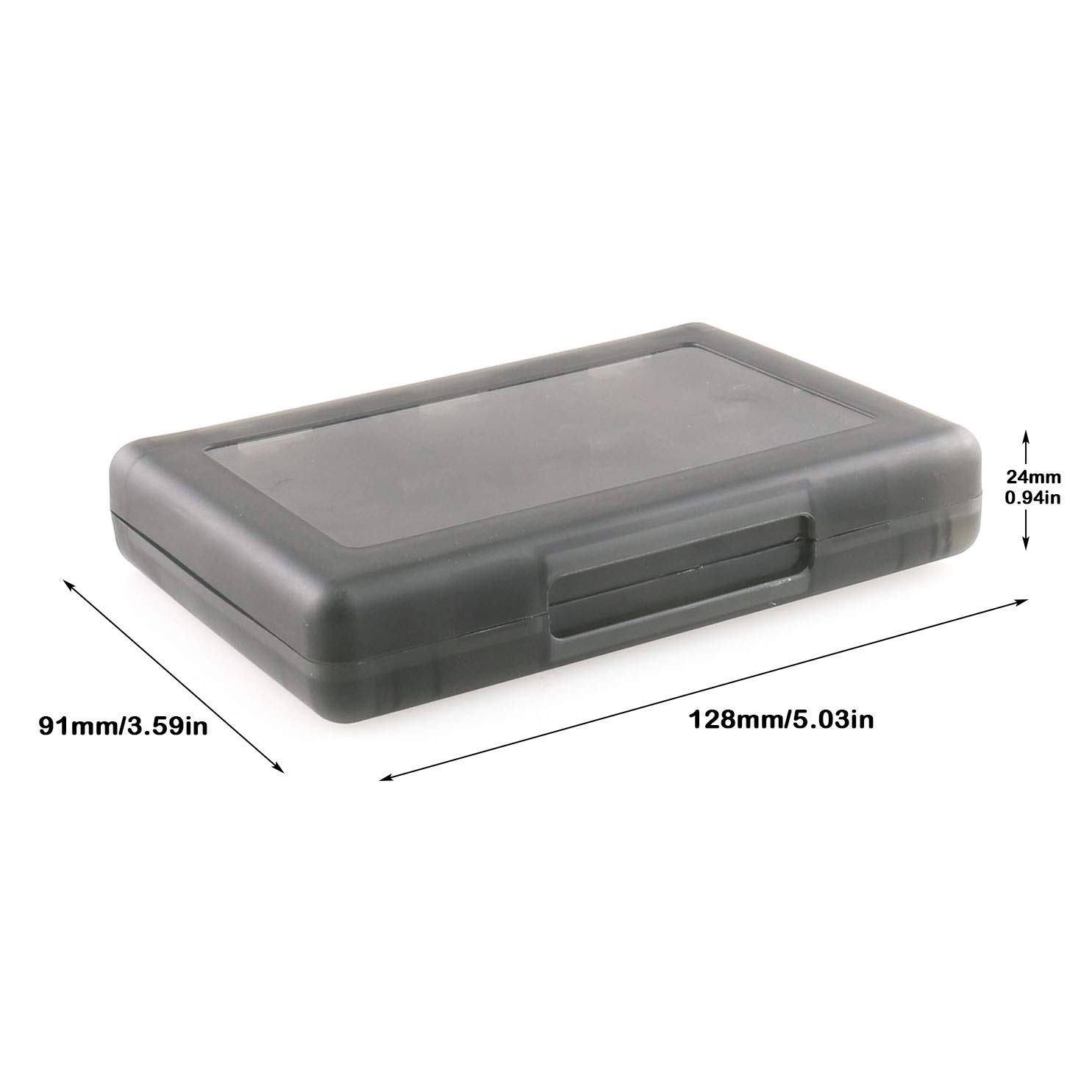 E-outstanding Memory Card Holder Black Plastic 28 in 1 Game Memory Card Case Micro SD Holder for Nintendo 3DS / 3DS XL / 3DS LL / 3DS LL/DSi/DSi XL/DSi LL/DS/DS Lite / 2DS XL LL / 2DS