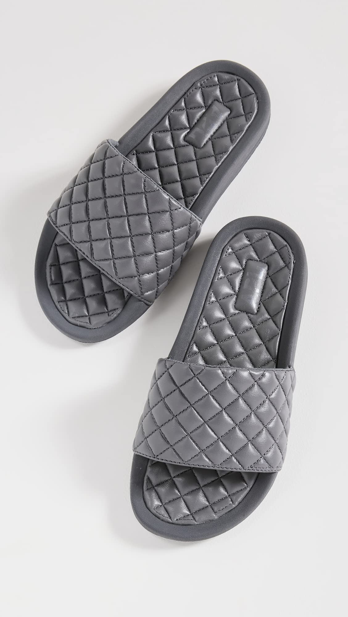 APL: Athletic Propulsion Labs Women's Lusso Slides, Smoke, Grey, 7 Medium US