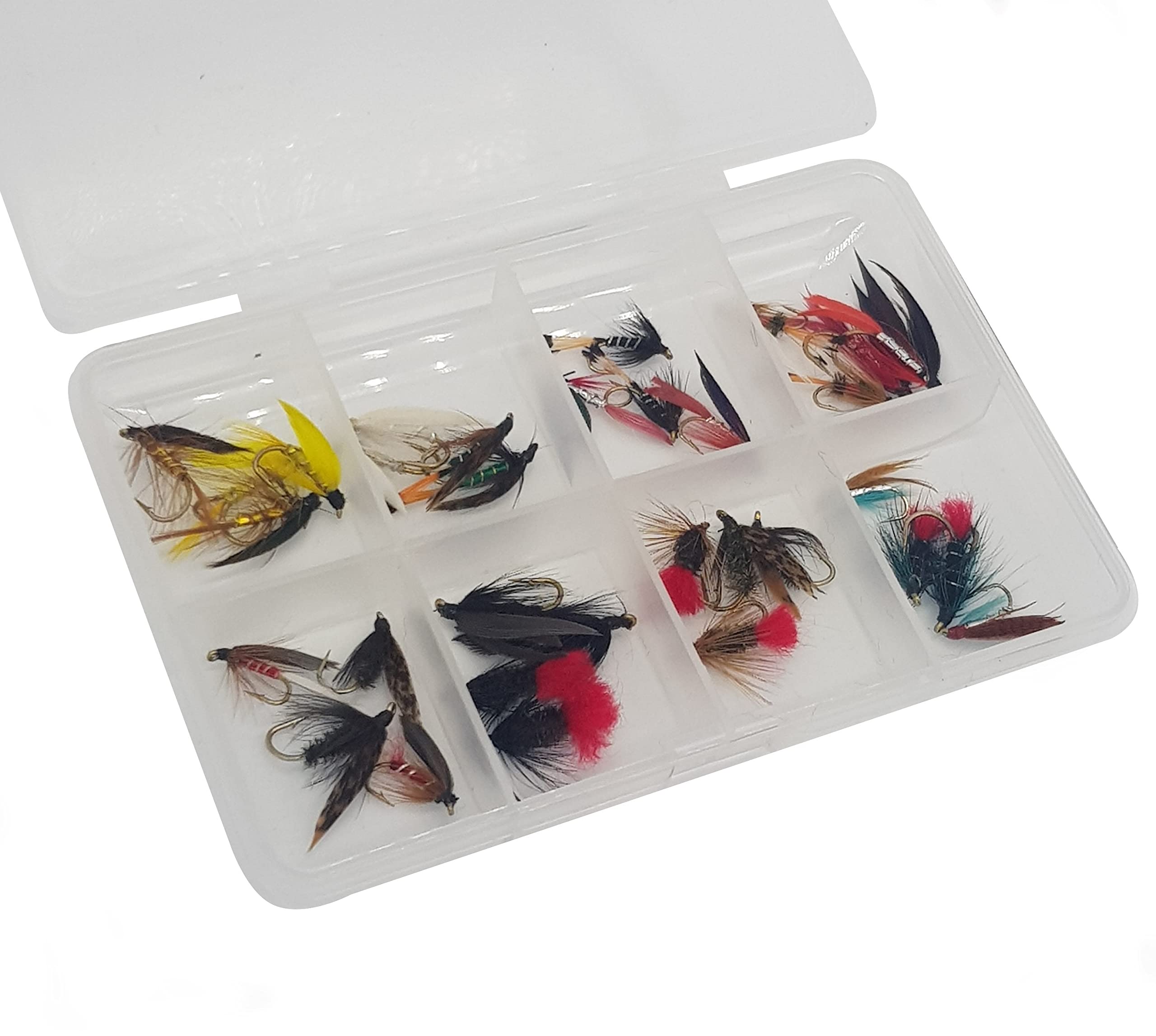 BestCity Fly Fishing 32 Wet Selection Flies Sizes 10-14