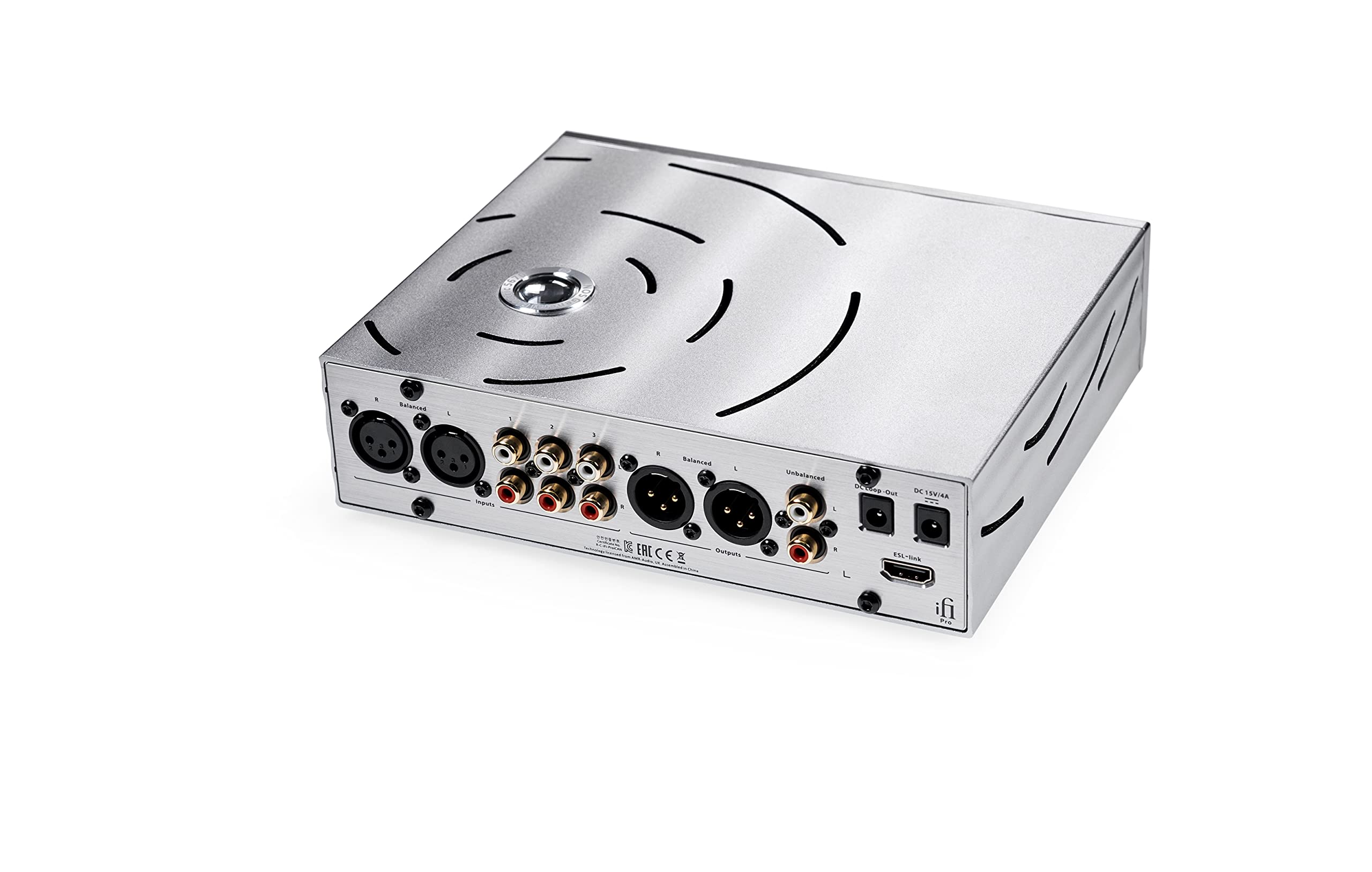 iFi Pro iCAN Signature - Studio Grade Fully Balanced Headphone Amplifier/Line Level Pre Amplifier/Linestage with Selectable Tube and Solid State - Home/Professional Audio Upgrade