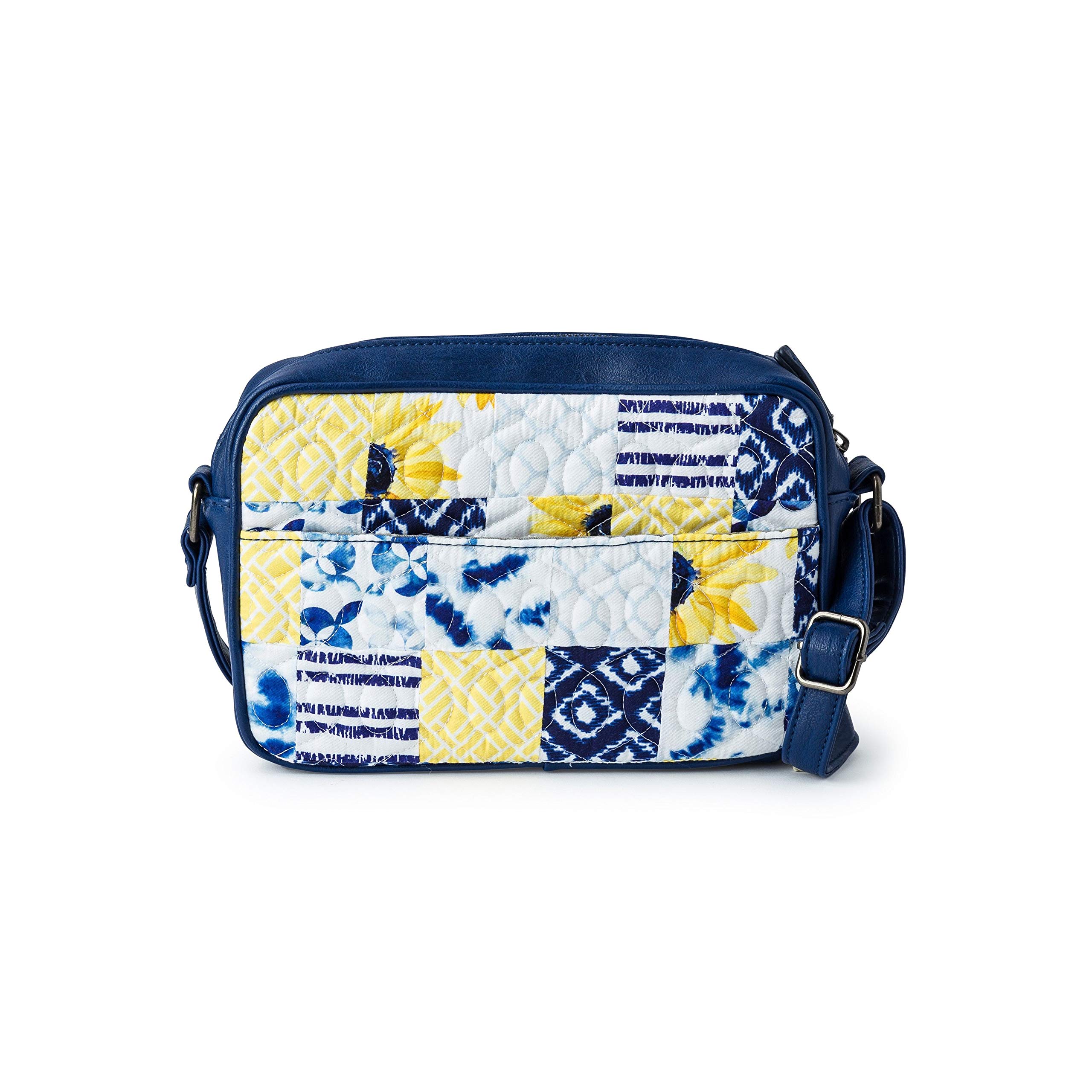 Donna Sharp Allison Hipster Crossbody in Cobalt Sun - Great for Travel and Special Outings