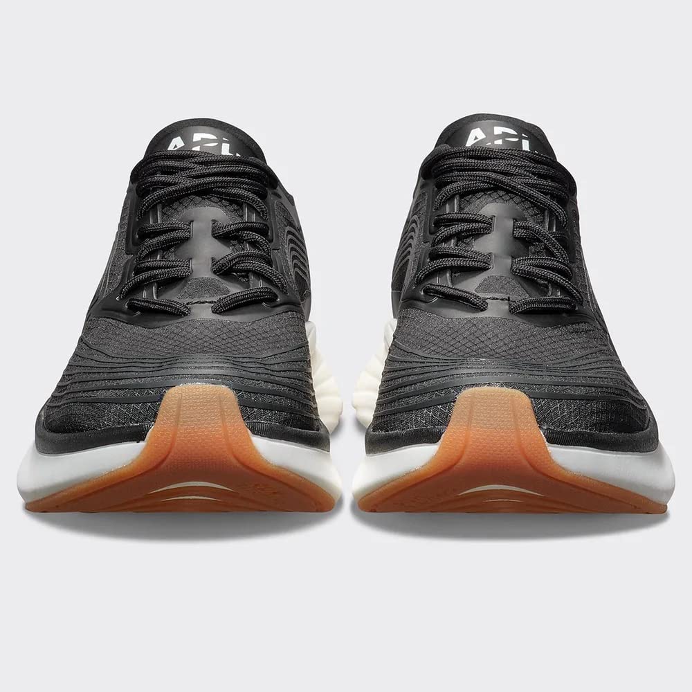 APL: Athletic Propulsion Labs Women's Streamline Sneakers, Black/White/Gum, 9.5
