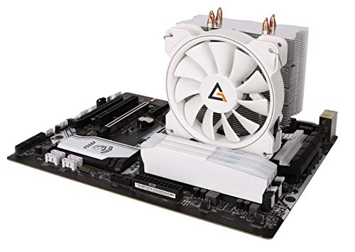 Antec CPU Cooler, C400 Glacial 120mm Pure White LED for Intel LGA 775/1150/ 1151/1155/ 1156/1366/ 2011/2066 & AMD Socket FM2/ FM1/ AM3+/ AM2 +/ AM2/ AM4