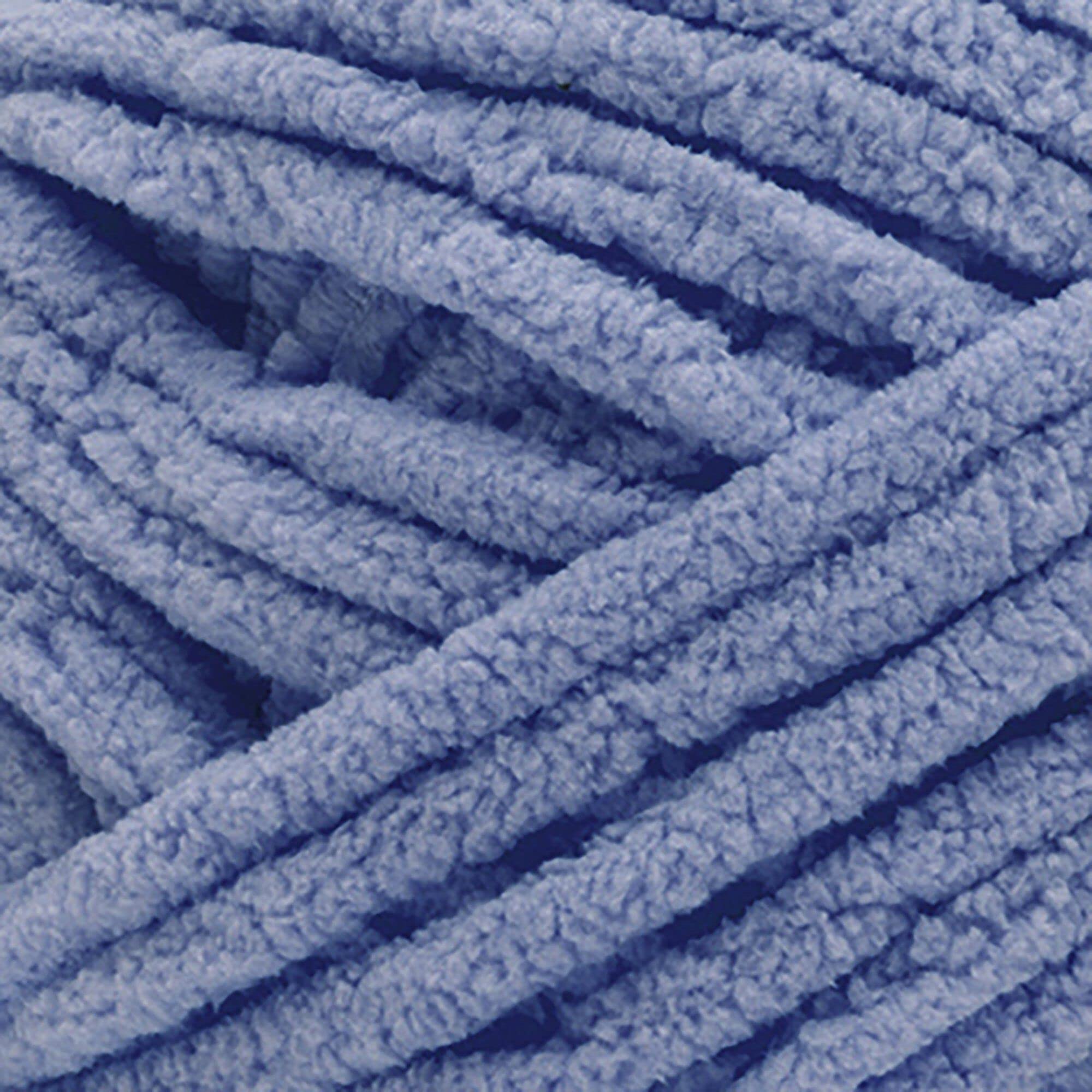 Bernat Baby Blanket Yarn - Big Ball (10.5 oz) - 2 Pack with Pattern Cards in Color (Baby Denim)