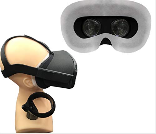 Applicable to Oculus Brand VR Eye mask, Disposable Cover Eye mask with Velcroreplacement for Oculus Virtual Reality Headset - (50 Pieces) White