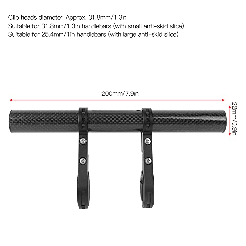 Aluminum Alloy Multi‑function Extension Bracket Durable for MTB for Road Bike for Adult Bikes for Folding Bike(black)
