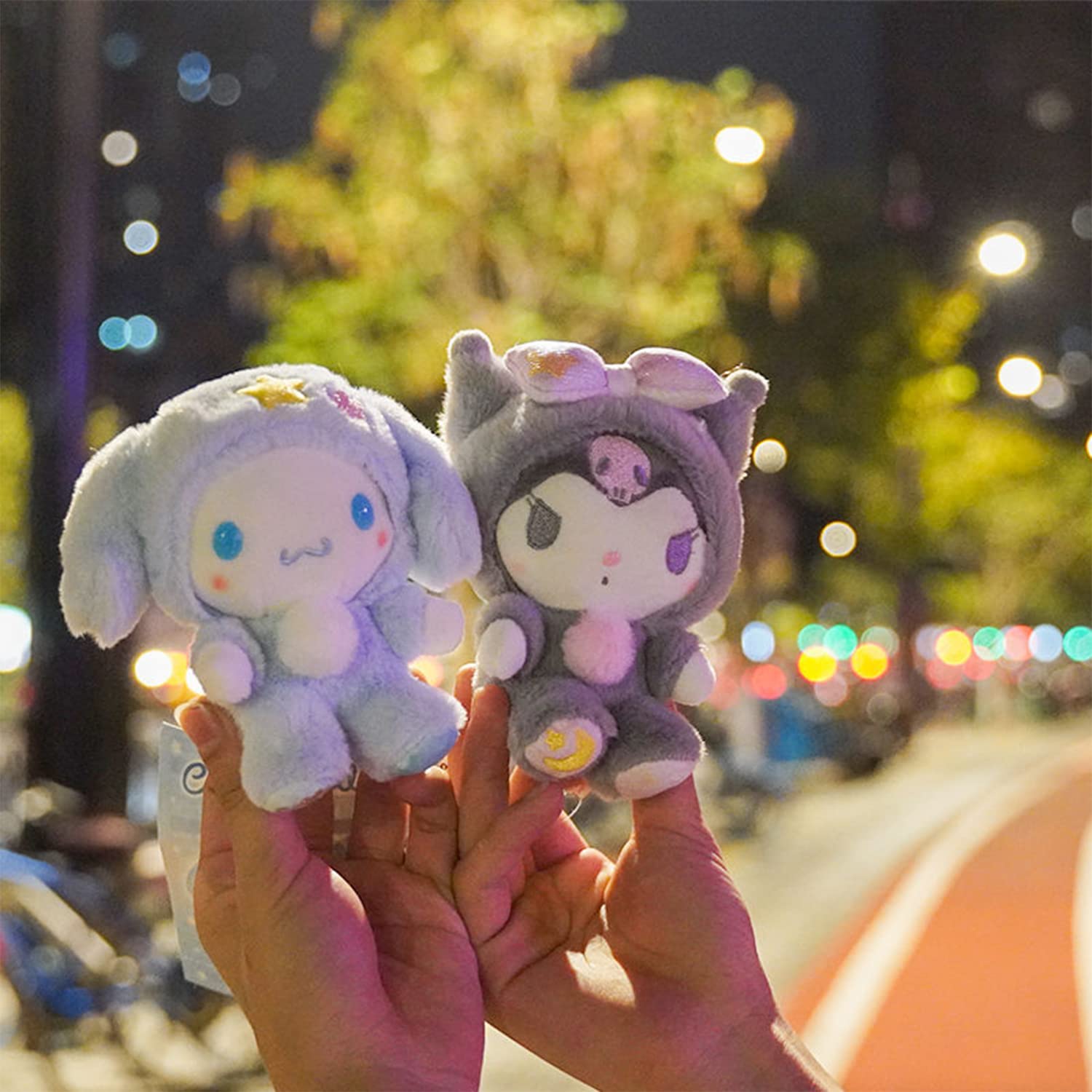 Ahlsense 5In Anime Cartoon Cute Plush Keychain (B)