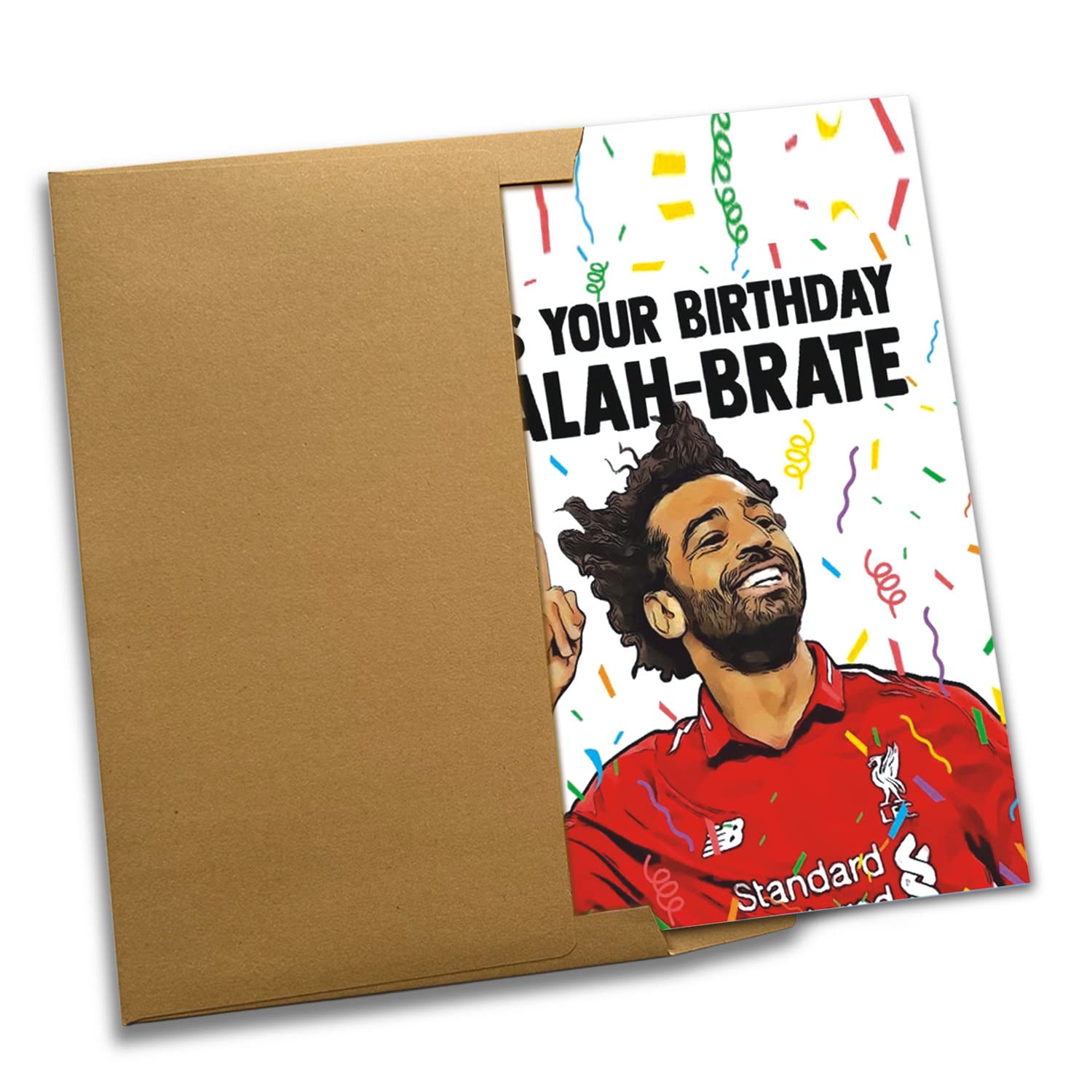 Salah-brate Mohamed Salah Birthday Card Birthday Cards for Him Her Funny Birthday Card