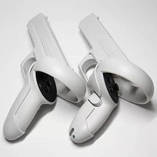 Applicable to Oculus quest2VR All-in-one Gamepad Gun Virtual Space is More immersive and Interactive (White Pair)