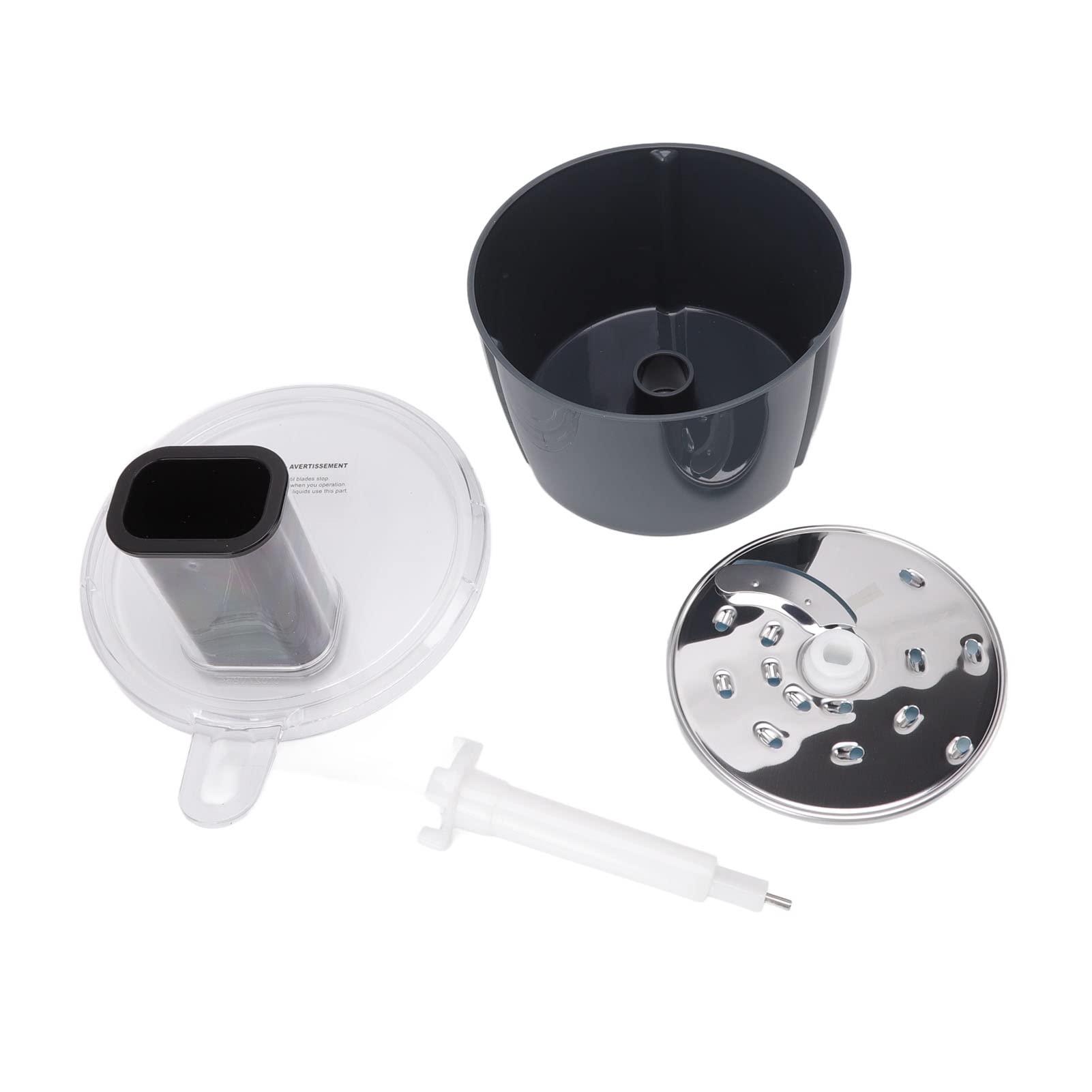 ANGGREK Food Processor,Tm6 Cutter,Multifunctional Food Processor Container Cutter Kit for Vorwerk Thermomix Tm5 6 Blender Slicing Shredding Disc Accessory