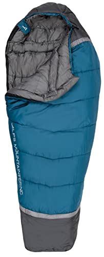 ALPS Mountaineering Blaze -20° Mummy Sleeping Bag, XL - Blue Coral/Charcoal, New