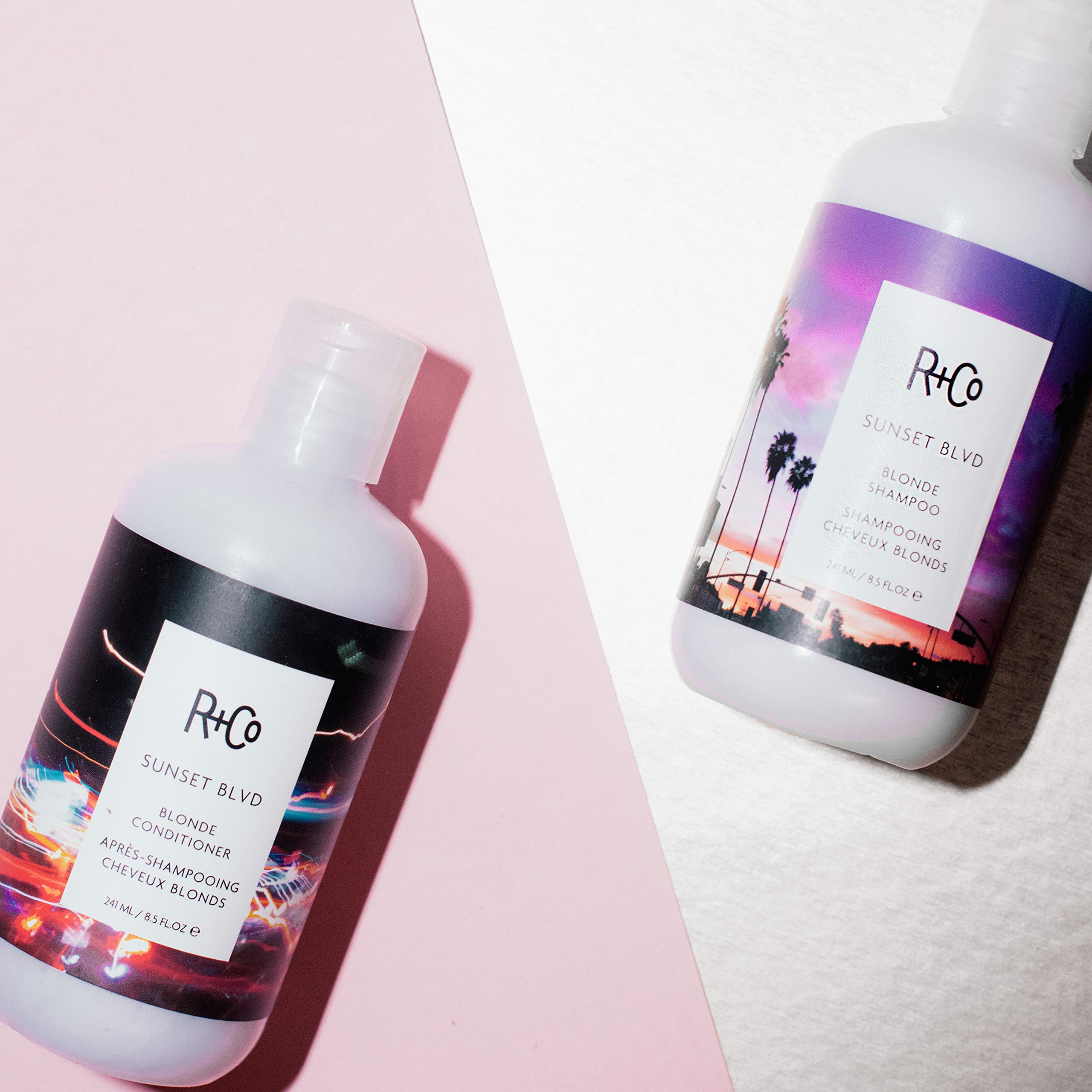 R+Co Sunset Blvd Daily Blonde Shampoo | Daily Brightening + Combats Brassiness + Hydrating | Vegan + Cruelty-Free | 8.5 Oz