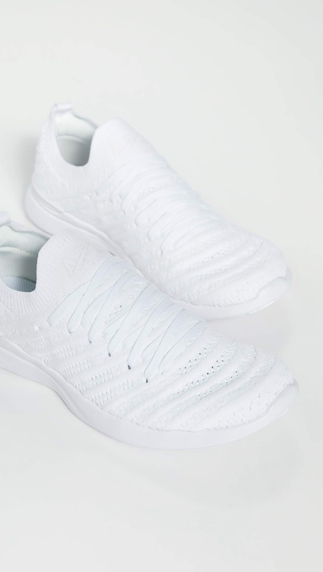 Athletic Propulsion Labs (APL) Women's Techloom Wave Sneaker, White/White, 6.5