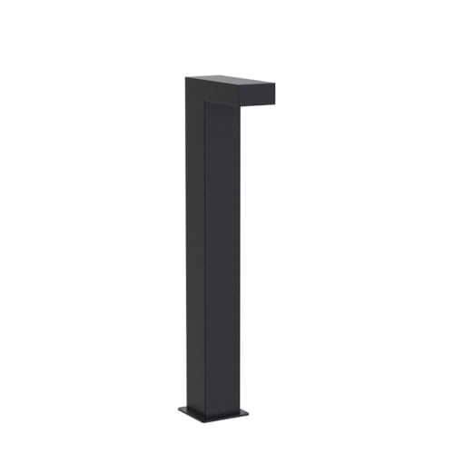Inowel Light Outdoor Landscape Pathway LED Lights Modern Wired Driveway Lighting Decorative Bollard Lamp IP54 Waterproof Grey for Walkway Patio Garden,23.6In 120V