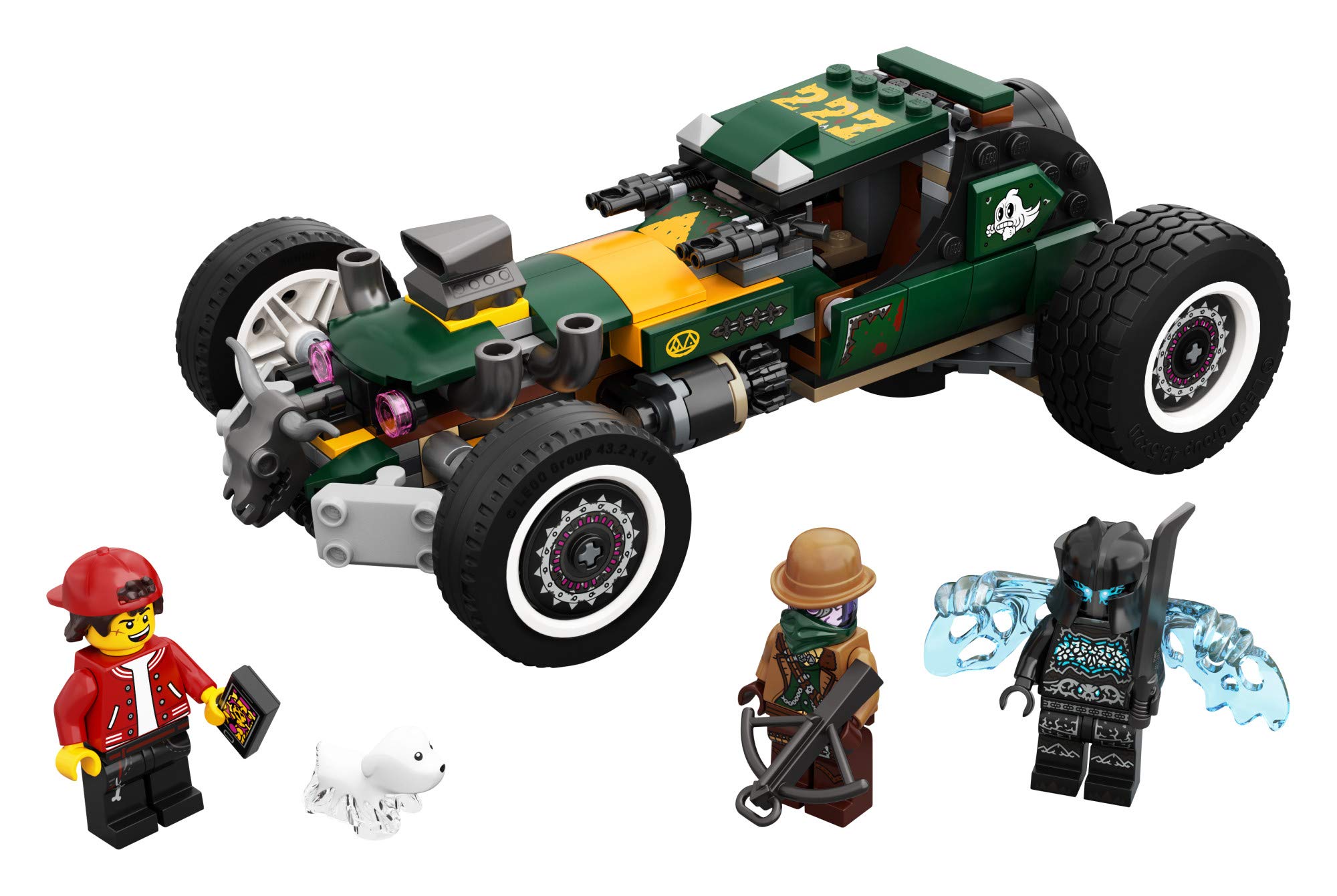 LEGO Hidden Side Supernatural Race Car 70434, Popular Augmented Reality (AR) Ghost Toy, App-Driven Ghost-Hunting Kit, Includes Jack, Vaughn and Shadow-Walker Minifigures (244 Pieces)