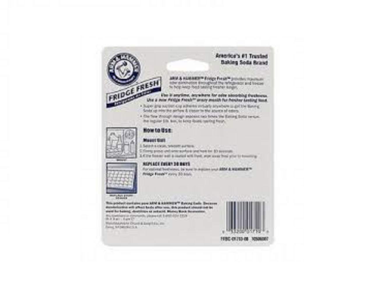 Arm & Hammer Fridge Fresh Refrigerator Air Filter (Pack of 8)