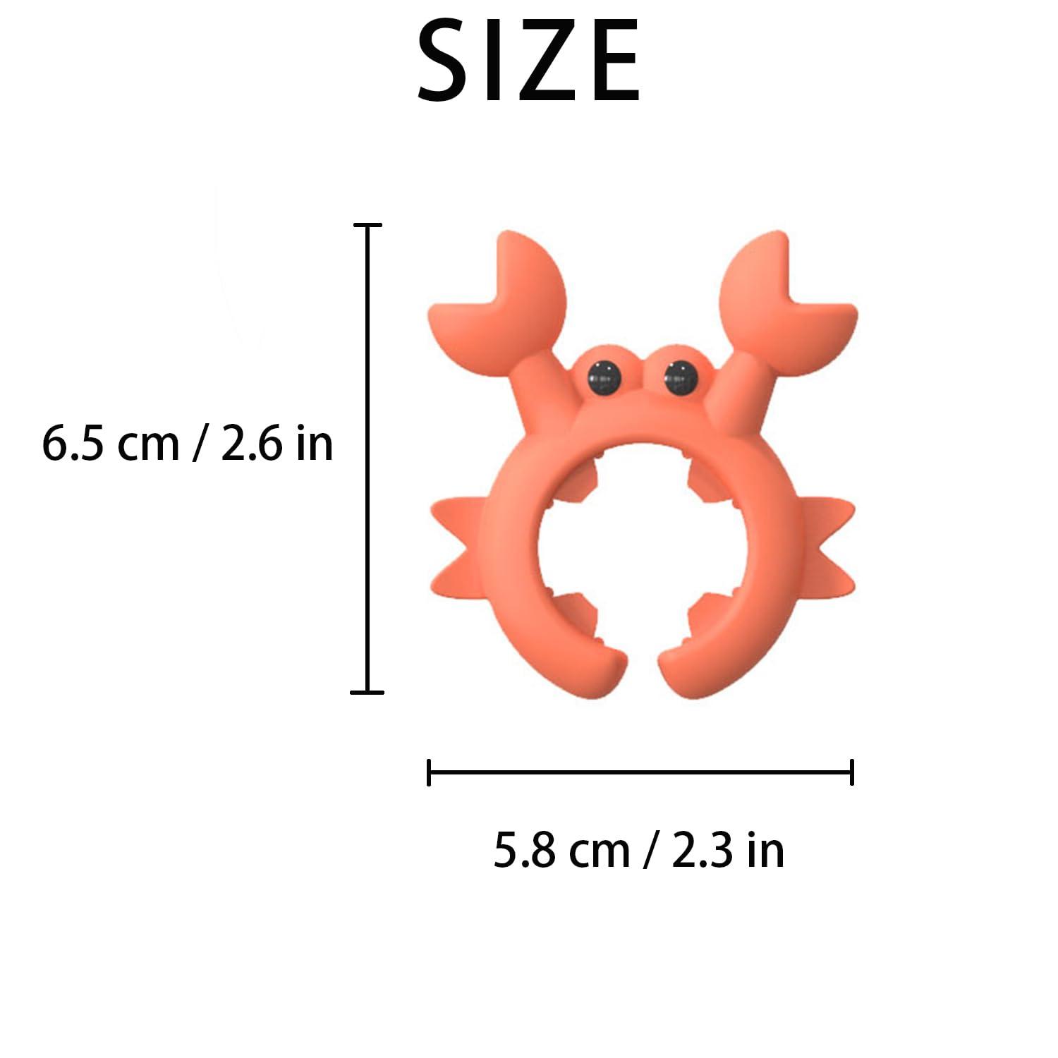 Crab Spoon Holder,Creative Crab Shaped Silicone Spatula Rack,Universal Crab Silicone Spatula Holder Anti-overflow Clip,Multifunctional Spatula Holder Anti Scalding Overflow Kitchen Gadgets (Red 4)